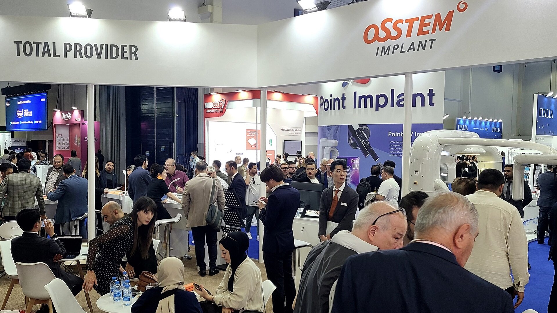 Osstem Implant dental solutions presented at AEEDC Dubai
