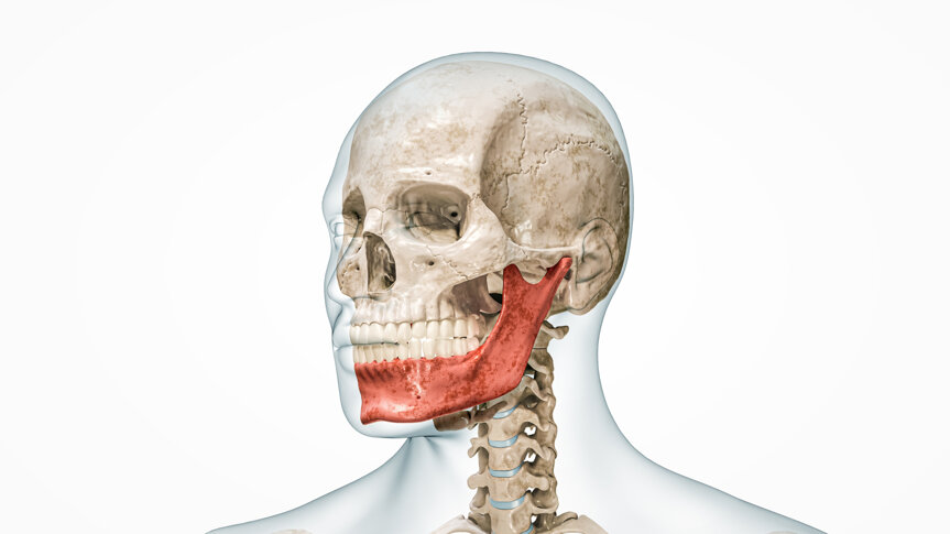Mandibular bone structure indicates future loss of stature,