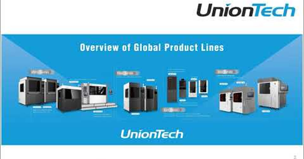 Introduction of UnionTech DLP Printer Line