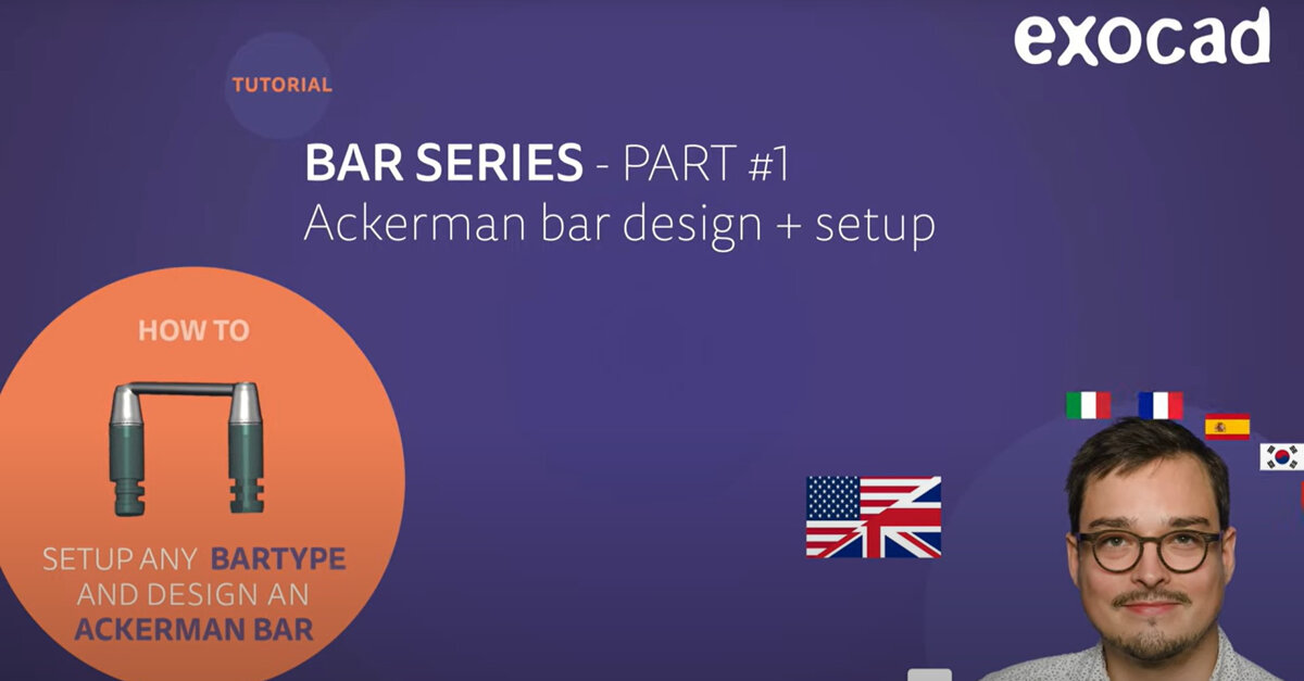 Ackerman bar design and set-up