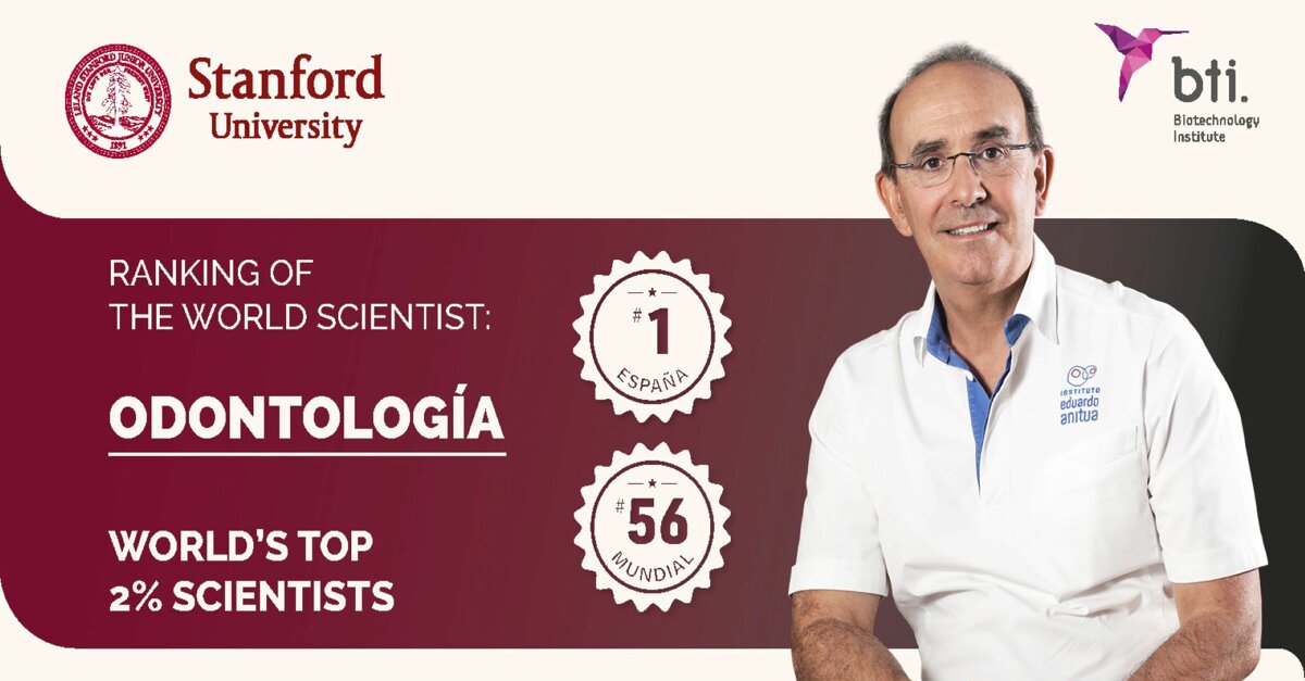 Eduardo Anitua é “dentista espanhol mais influente do mundo”