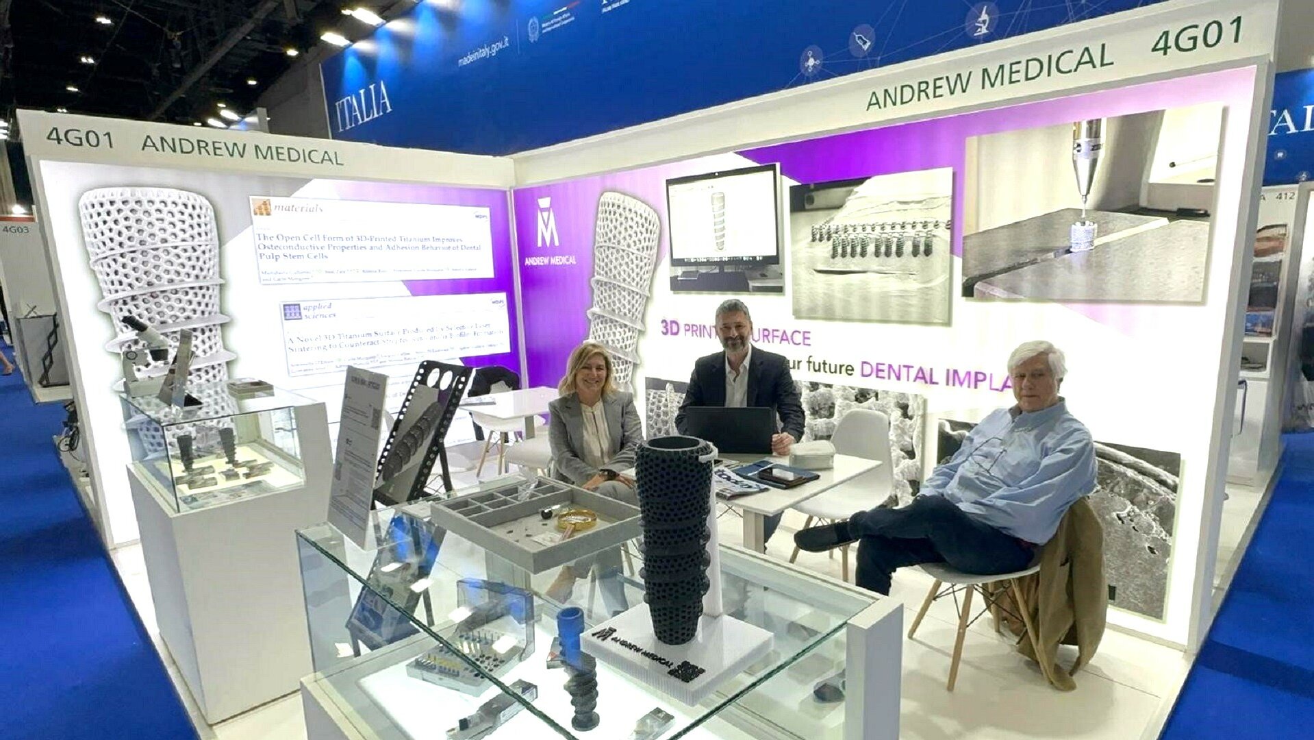 Andrew Medical exhibits at AEEDC Dubai 2024