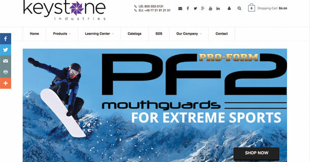 DT News - US - Keystone Industries unveils redesigned website