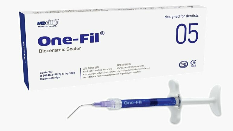 Bioceramic sealer One-Fil by MEDICLUS tested in study